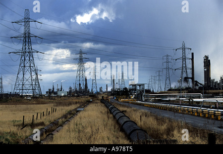 Petroplus oil refinery, Wilton, Middlesbrough, Cleveland, UK Stock ...
