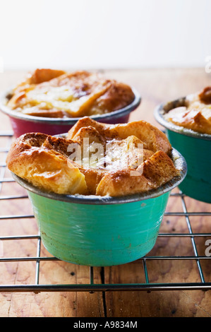 Individual bread puddings FoodCollection Stock Photo - Alamy