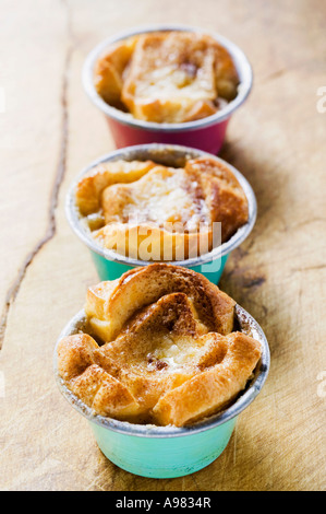 Individual bread puddings FoodCollection Stock Photo - Alamy