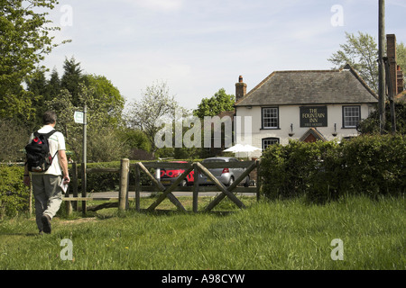 The Fountain Inn, Ashurst, West Sussex, UK Stock Photo - Alamy