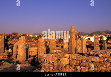 Temple of Obelisks, Byblos (Jbail), Lebanon Stock Photo - Alamy