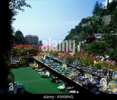 CERAMIC SOUVENIRS GIFTSHOP POSITANO AMALFI ITALY Stock Photo - Alamy