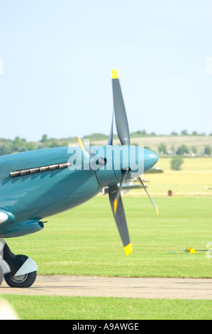 Spitfire contra rotating propeller Stock Photo - Alamy