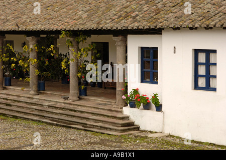 Ecuador Hacienda Zuleta in the Andes Mountain Range Exterior ...