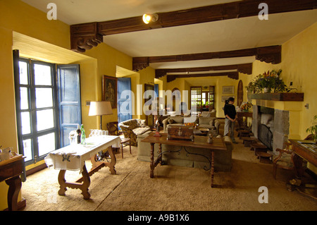 Ecuador Hacienda Zuleta in the Andes Mountain Range Exterior ...
