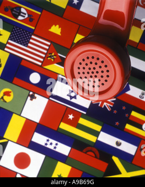 National Flags and abstract background Stock Photo - Alamy