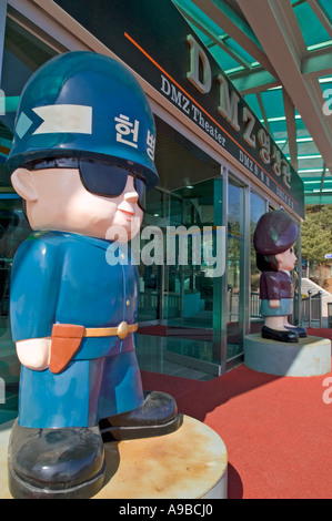 DMZ theater at the entrance to infiltration tunnel #3 in South Korea ...