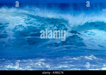 Storm. Waves and sea foam Stock Photo - Alamy