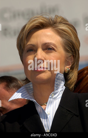 NY Senator Hillary Rodham Clinton greets supporters on election night ...