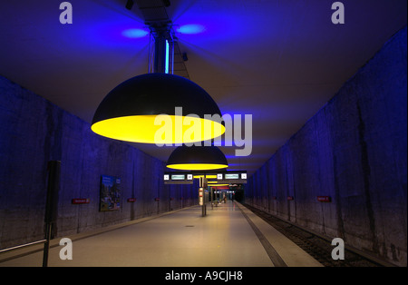 Interior design of Subway station Munich Germany Stock Photo - Alamy