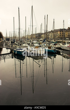 Harbour in Caen Normandy Stock Photo - Alamy