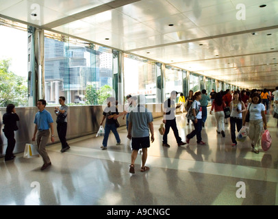 Pedestrian bridge between Pacific Place and Admiralty Hong Kong China ...