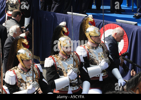 Carabinieri corazzieri parade Stock Photo - Alamy