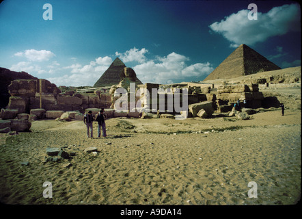 AFRICA EGYPT GIZA SPYNIX PYRAMIDS Stock Photo - Alamy