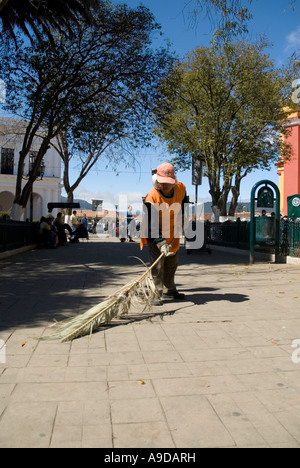 Mexico Street Cleaner Stock Photo - Alamy