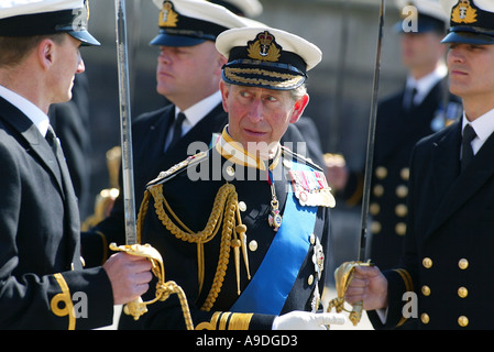Royal Naval officers passing out parade at Britannia Naval College in ...
