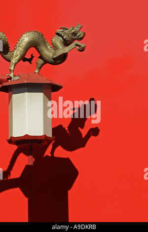 Dragon lamp post, Chinatown, Vancouver, Canada Stock Photo - Alamy