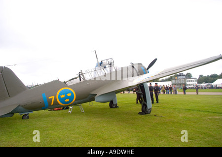 SAAB B17A Swedish Air Force Stock Photo - Alamy