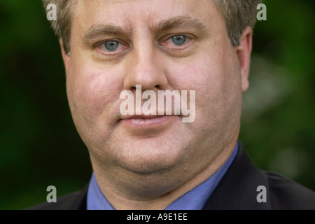 Michael Lind American journalist and historian pictured at Hay Festival ...
