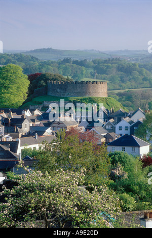 Totnes Castle, Totnes, Devon, England Stock Photo - Alamy