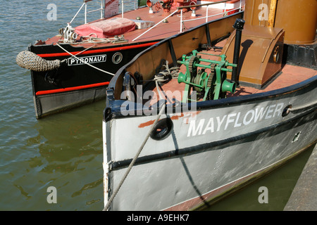Tugboat Mayflower, steam boat , Bristol floating harbour, England, UK ...