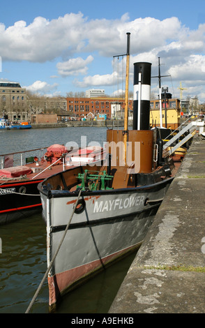 Tugboat Mayflower, steam boat , Bristol floating harbour, England, UK ...