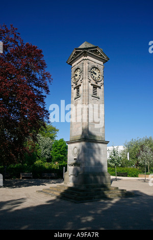 Clock Tower, Jephson Gardens, Warwickshire Stock Photo - Alamy