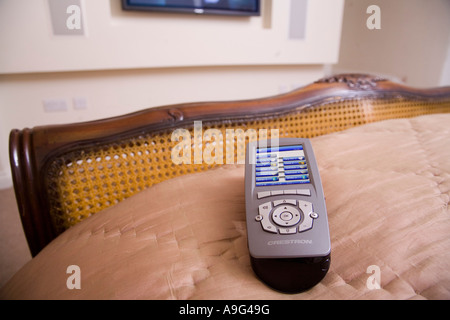 Crestron Control panel, Home automation technology Stock Photo - Alamy