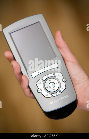 Crestron Control panel, Home automation technology Stock Photo - Alamy