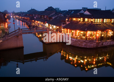 Xitang ancient water town restaurant in spring, location for film ...
