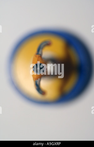 Subbuteo Leeds Replica Table Football Players team Stock Photo - Alamy
