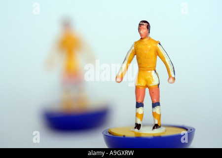 Subbuteo Leeds Replica Table Football Players team Stock Photo - Alamy