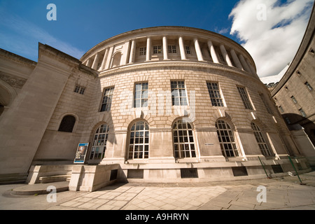 Imposing wide angle shot of the Public Library in Saint Peters Square ...