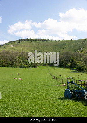 The Southdowns at Fulking West Sussex England Stock Photo - Alamy