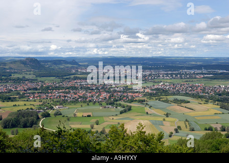 The city of Singen am Hohentwiel, Baden-Württemberg, Germany Stock ...