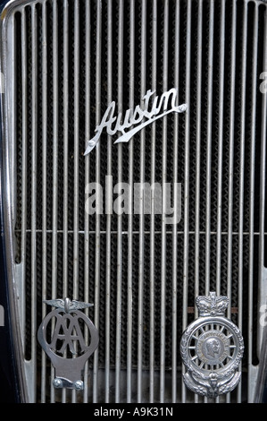 Vintage Austin car badge Stock Photo - Alamy
