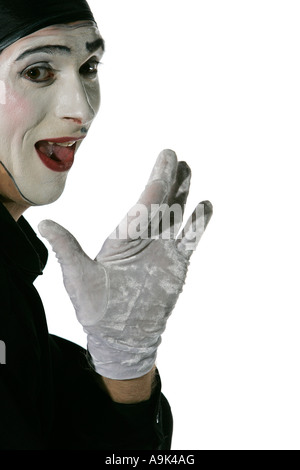 actor mime comedian fan Stock Photo - Alamy