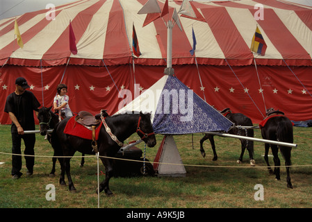 Bentley Bros. Brothers circus pony ride American US United States Stock ...