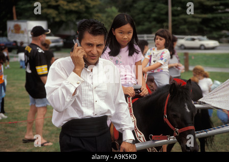 Bentley Bros. Brothers circus pony ride set up American US United ...