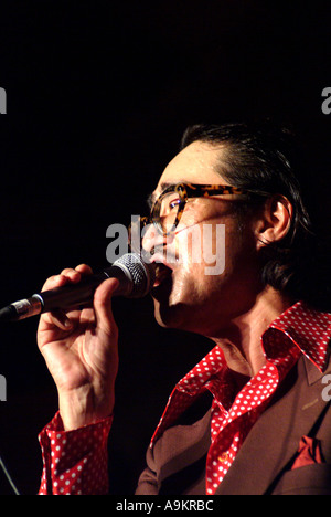Del Bravo performing at Risei School Kyoto Japan October 2004 Stock ...