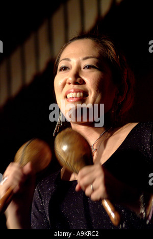 Del Bravo performing at Risei School Kyoto Japan October 2004 Stock ...