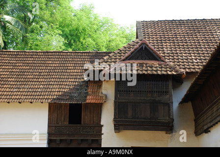 Front view of padmanabhapuram wooden palace Thuckalay Kerala-TAMIL NADU ...