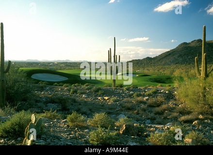 Silverleaf Golf Course Scottsdale Arizona USA America 14th Hole Stock ...