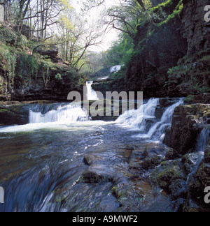 Ystradfellte Falls Brecon Beacons South Wales Stock Photo - Alamy