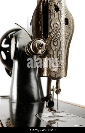 Old Vintage Sewing Machine Stock Photo - Alamy