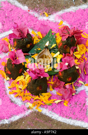 Kolam Rangoli during Pongal Festival in Tamil Nadu, South India, India ...