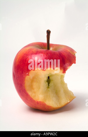 A half eaten apple Stock Photo - Alamy