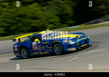 Tommy Archer races his Dodge Viper Competition Coupe at the Speed World ...