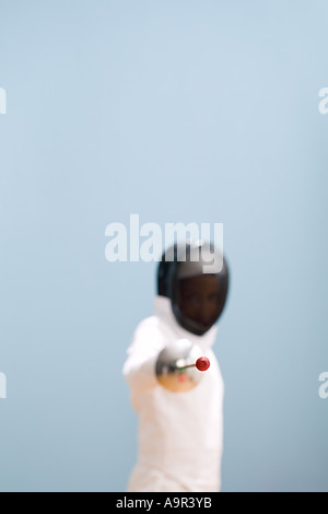 Fencing Foil Action Stock Photo - Alamy