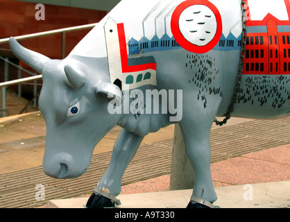 Cow Parade Manchester Stock Photo - Alamy